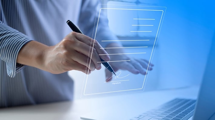 Signature électronique avec la GED DocuWare